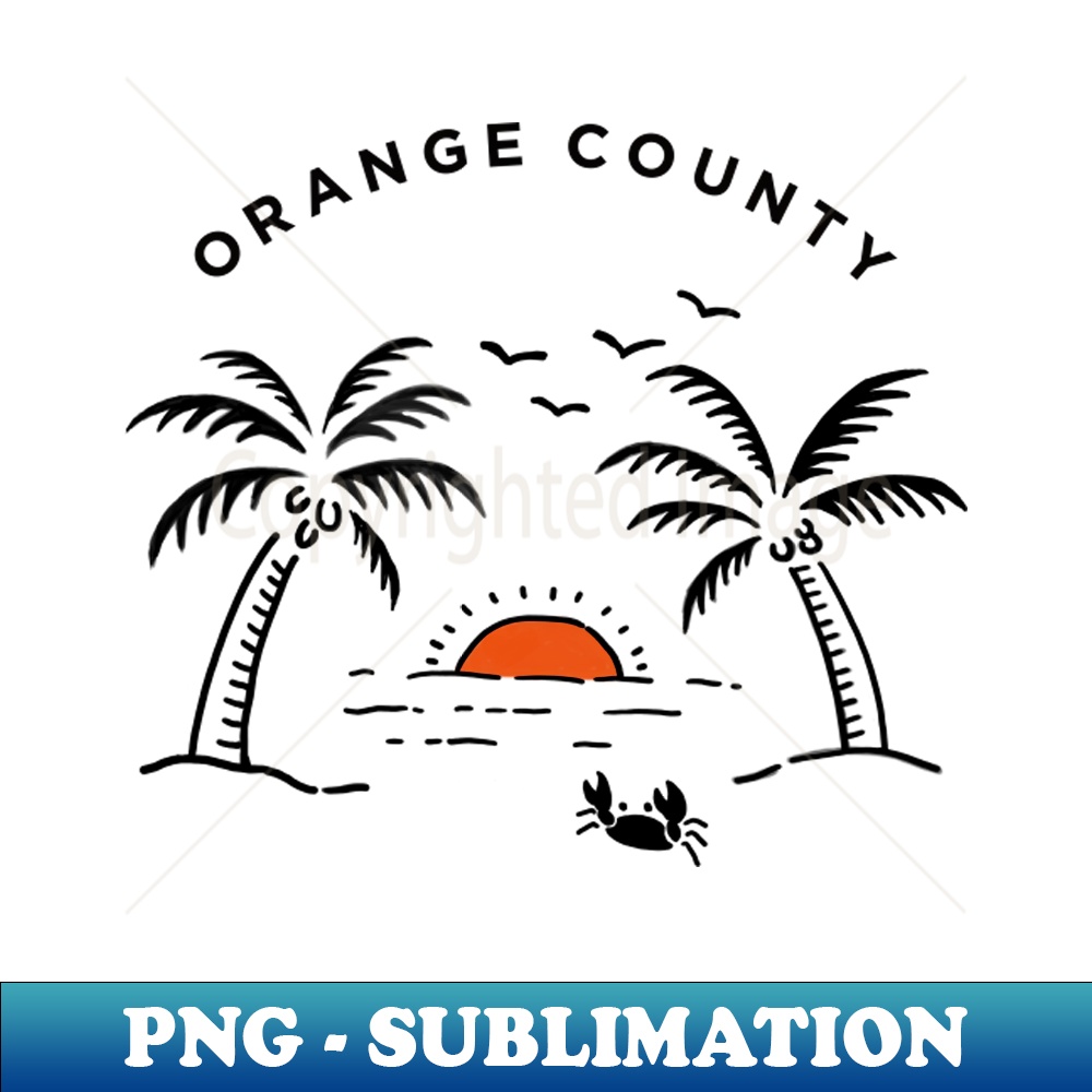 Orange County Vintage Logo - Special Edition Sublimation PNG | Inspire ...