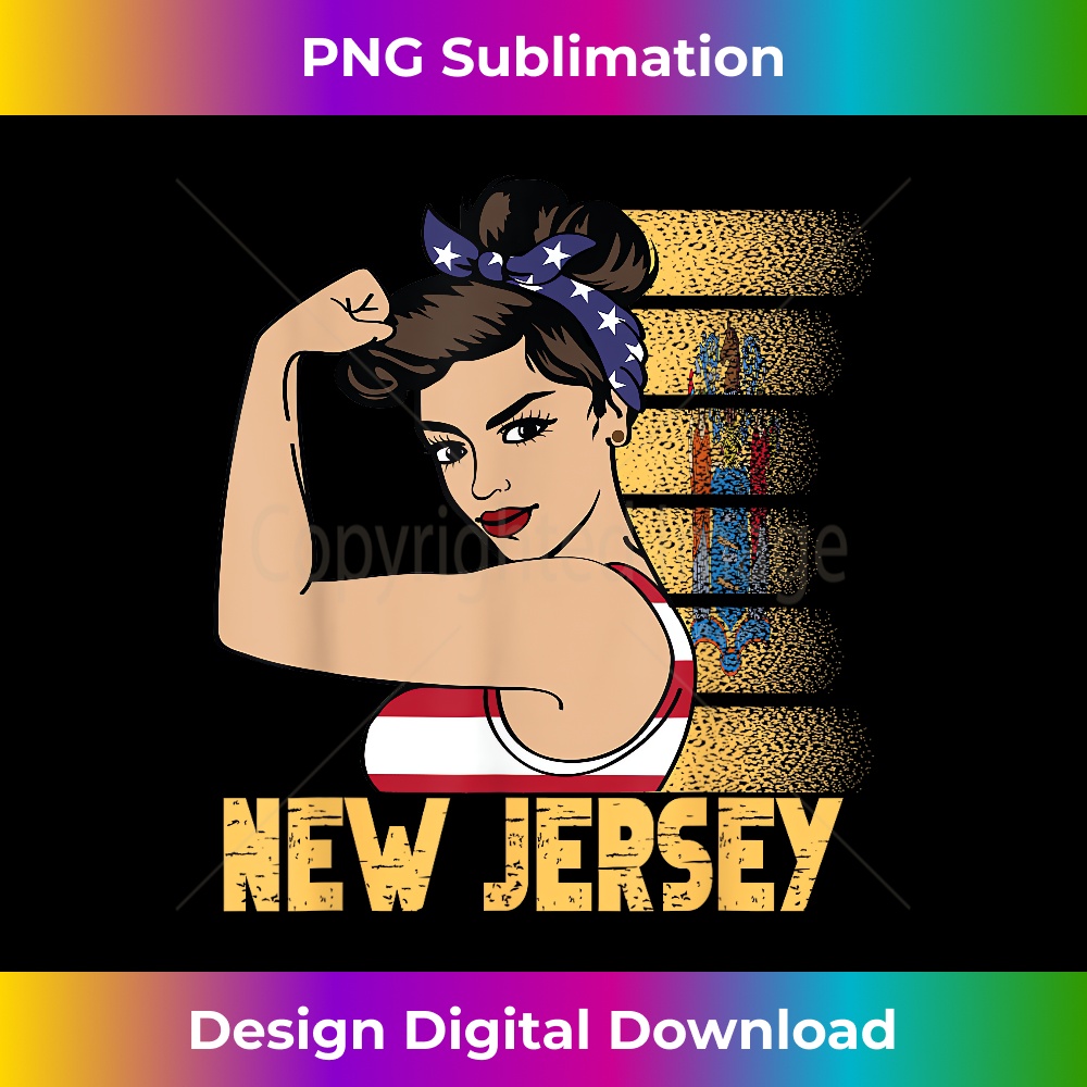 New Jersey Flag Girl New Jersey Flag State pride - Edgy Subl | Inspire ...