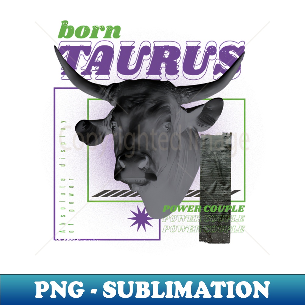 Taurus - PNG Transparent Sublimation Design - Perfect for Su | Inspire ...