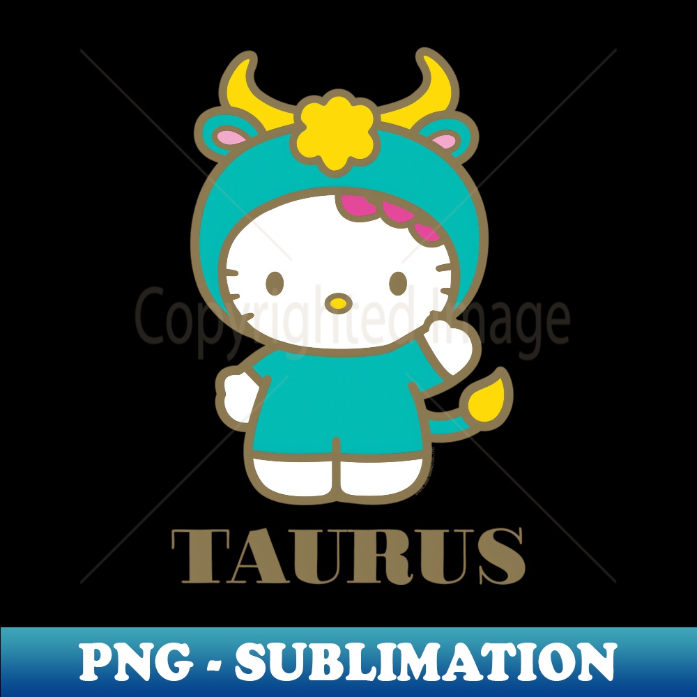 Hello Kitty Zodiac Taurus - High-Quality PNG Sublimation Dow | Inspire ...