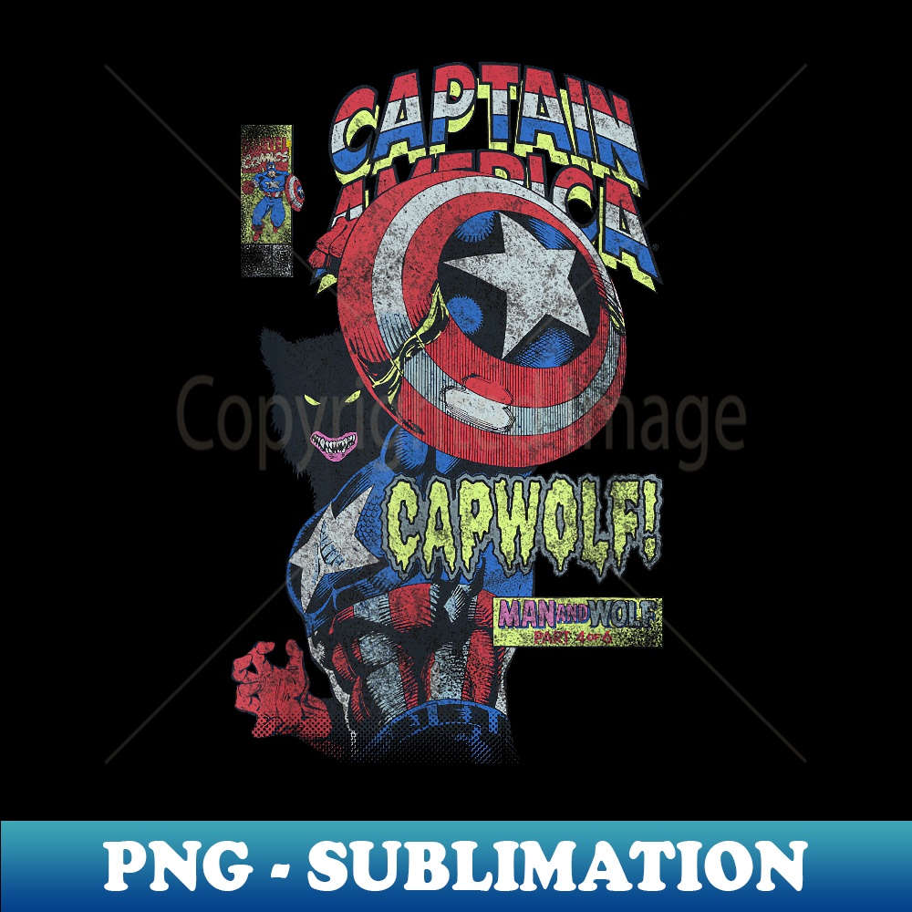 Marvel Year Of The Shield Captain America Capwolf - Premium | Inspire ...