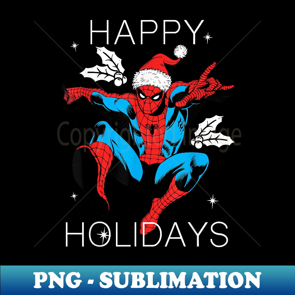 Marvel Spider-Man Happy Holidays Santa Christmas - Artistic | Inspire ...