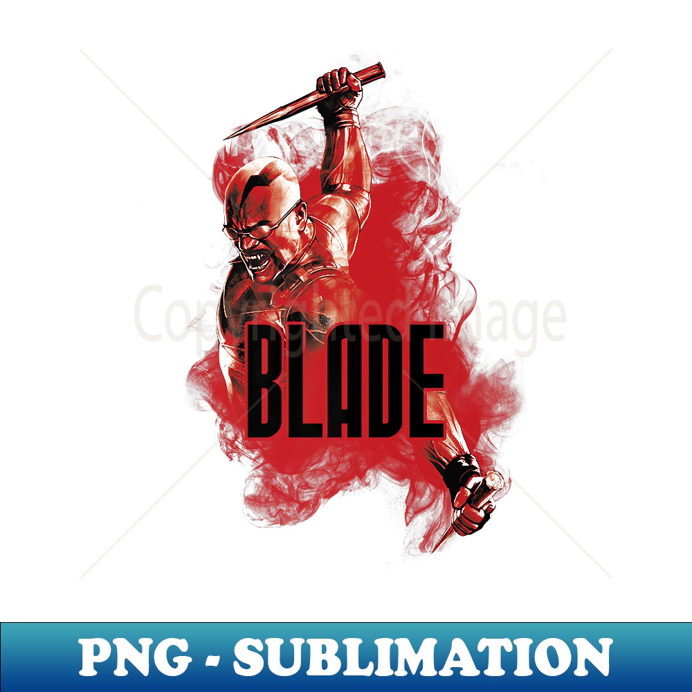 Marvel Blade Action Shot Portrait - PNG Transparent Sublimat | Inspire ...