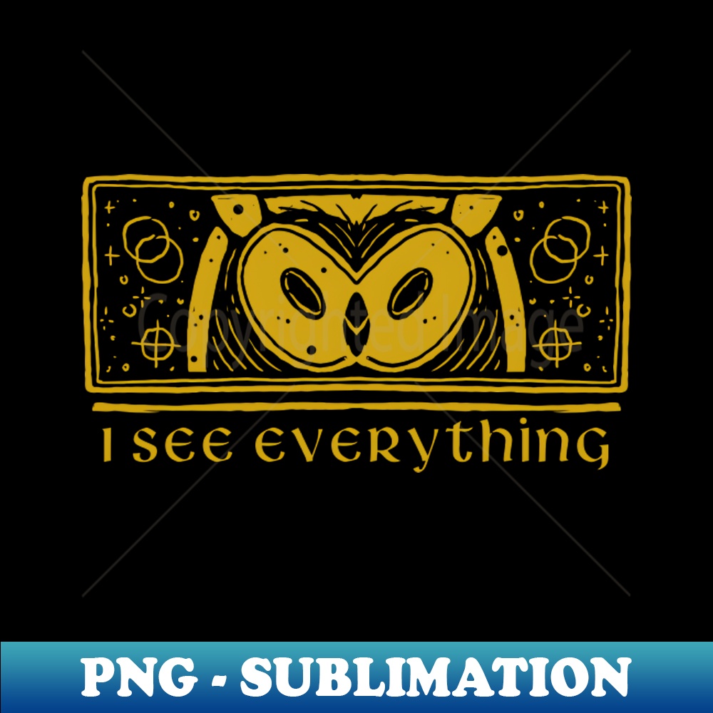 The Cosmic Owl I See EveryThing - Exclusive Sublimation Digi | Inspire ...