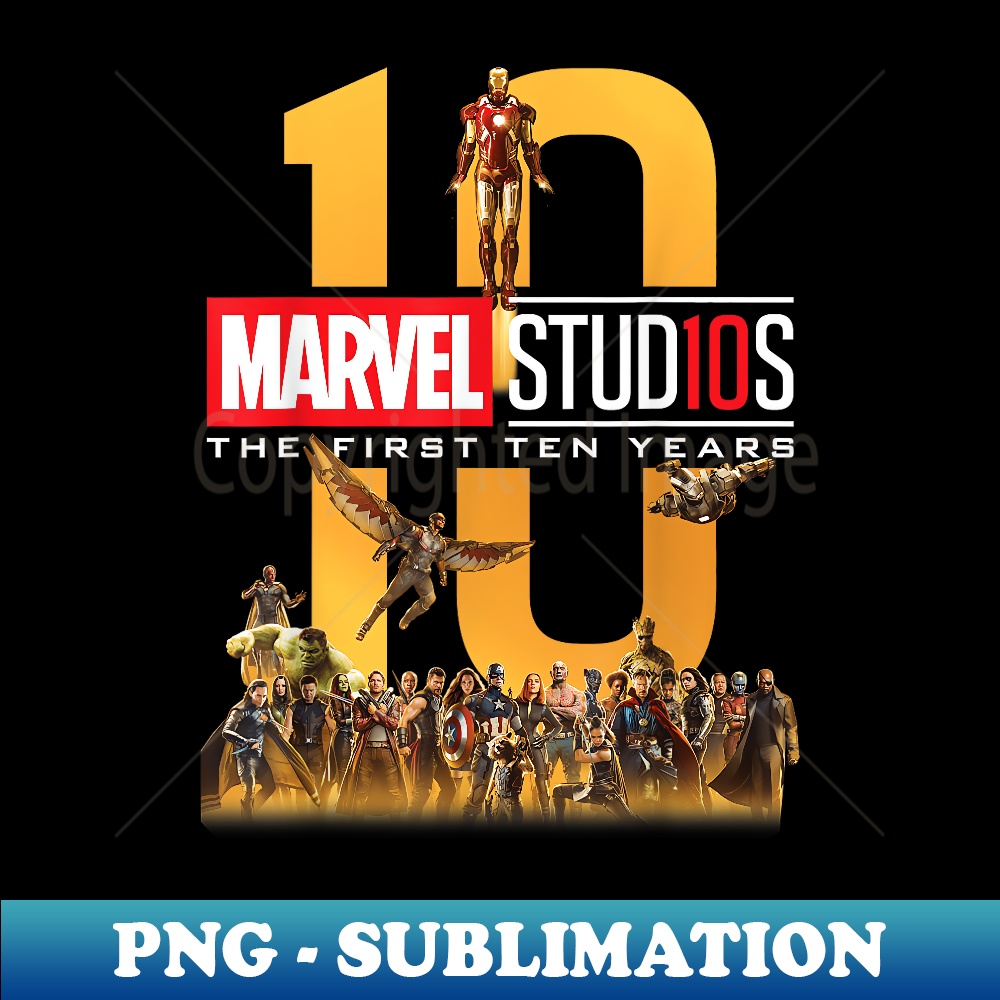 Marvel Studios First Ten Years Full Cast Graphic - High-Reso | Inspire ...