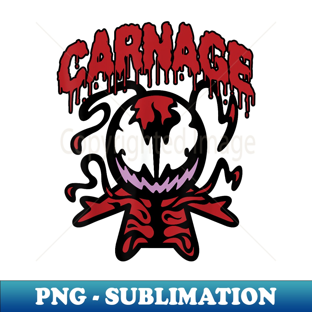 Marvel Carnage Red Kawaii Symbiote Graphic - Unique Sublimat | Inspire ...