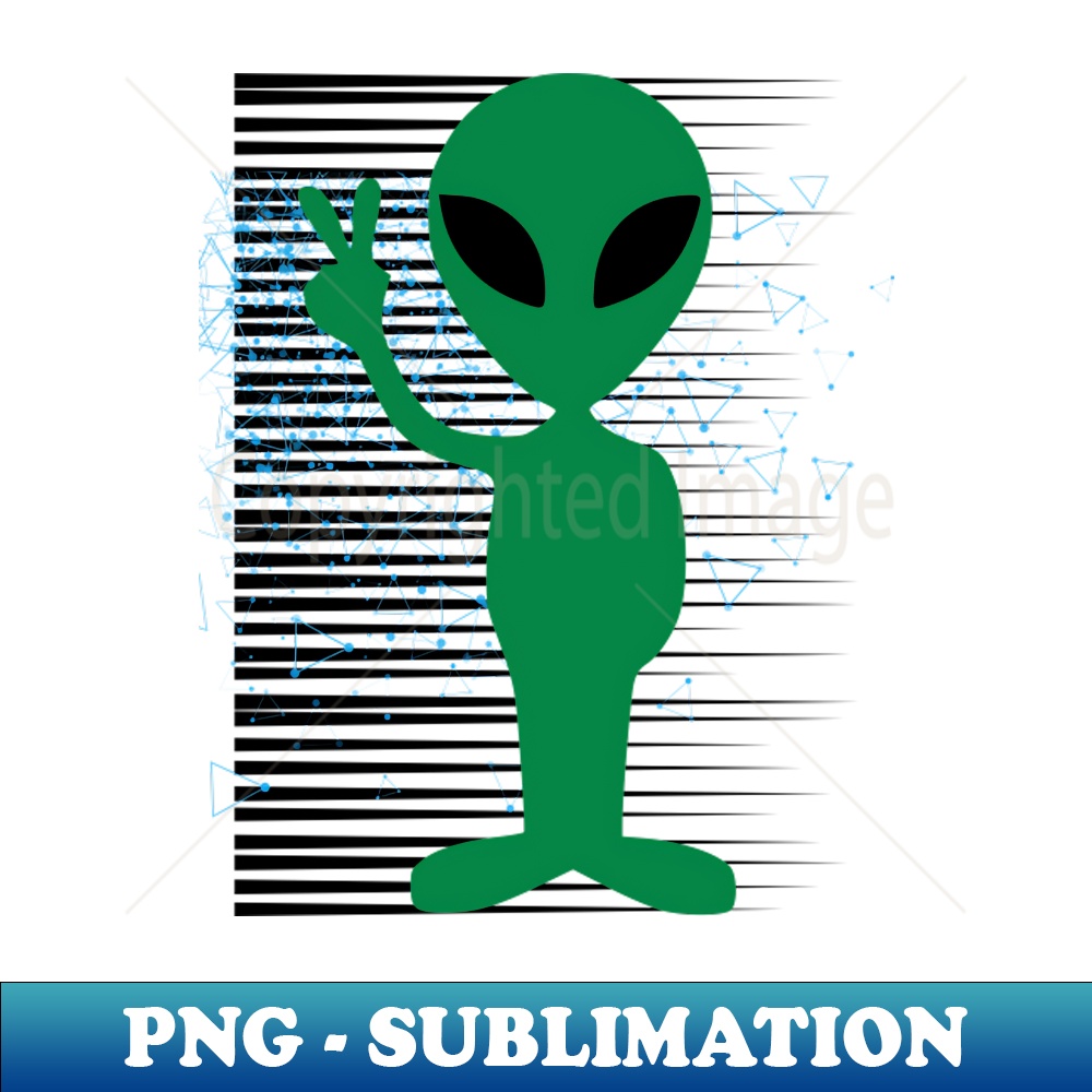 Alien Peace - Vintage Sublimation PNG Download - Stunning Su | Inspire ...