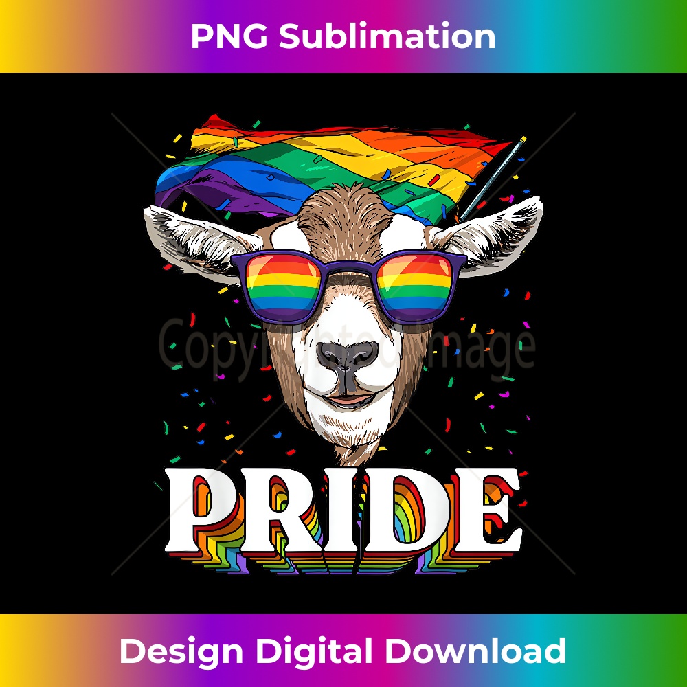 Pride Goat LGBTQ Rainbow Flag Pride Month Animal Goat Lover | Inspire ...