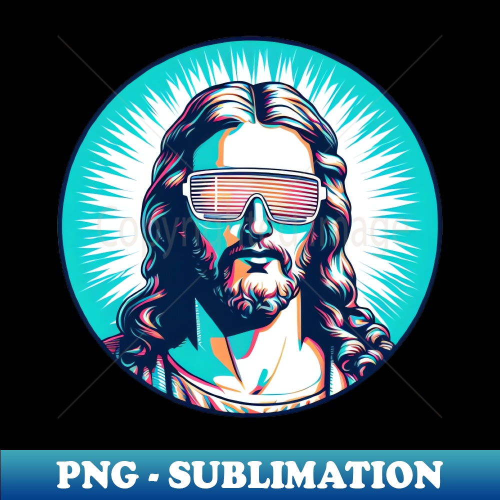 cyber jesus - PNG Transparent Sublimation File - Bring Your | Inspire ...