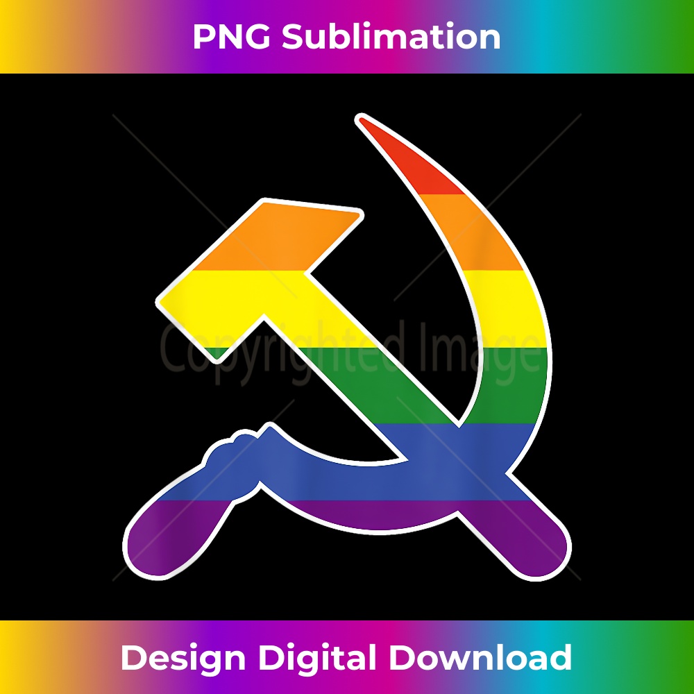 Gay Communism LGBT Hammer And Sickle Communist Rainbow Flag | Inspire ...