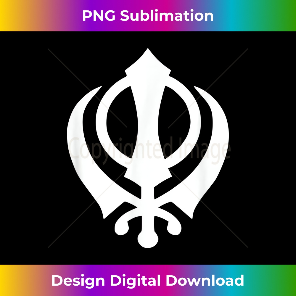 Khanda Sikh Symbol Flag - Sikh - Sophisticated PNG Sublimati - Inspire ...