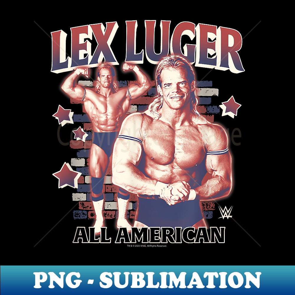 WWE 4th Of July Lex Luger Posing All American Vintage - Prem | Inspire ...
