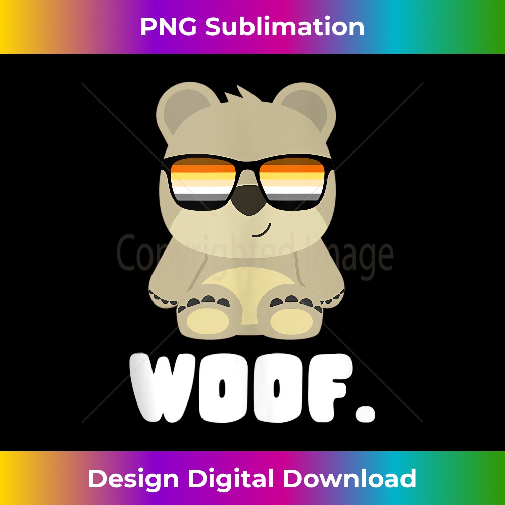 Mens Woof - Gay Bear Tank To - Futuristic PNG Sublimation Fi | Inspire ...