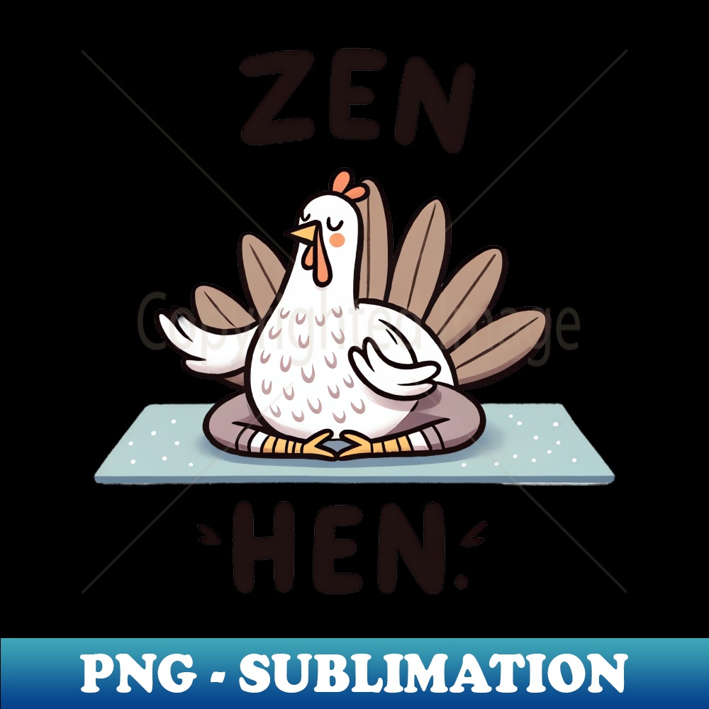 Zen Hen - Vintage Sublimation PNG Download - Fashionable and | Inspire ...