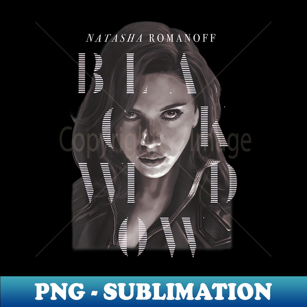 Marvel Black Widow Natasha Romanoff Letter Portrait - Premiu | Inspire ...