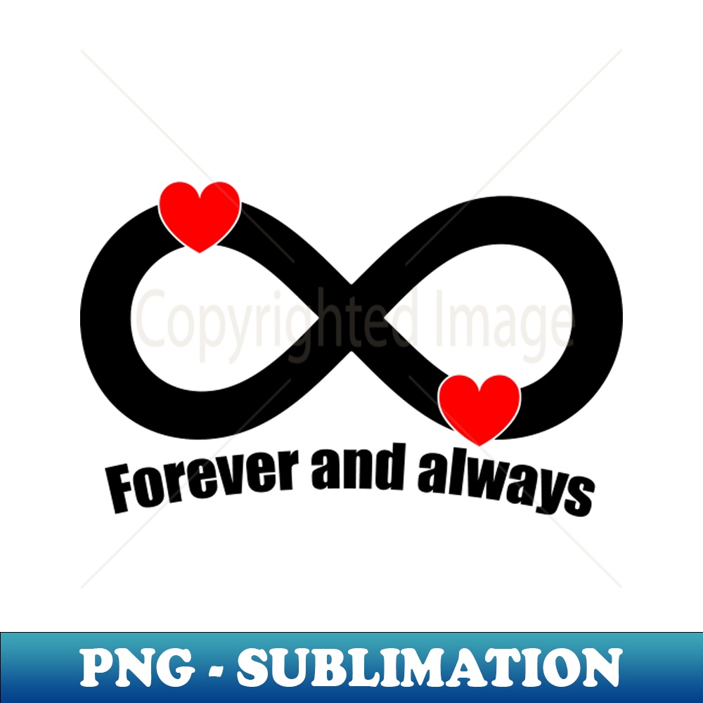 Forever and always Infinity Symbol with Hearts - PNG Transp | Inspire ...