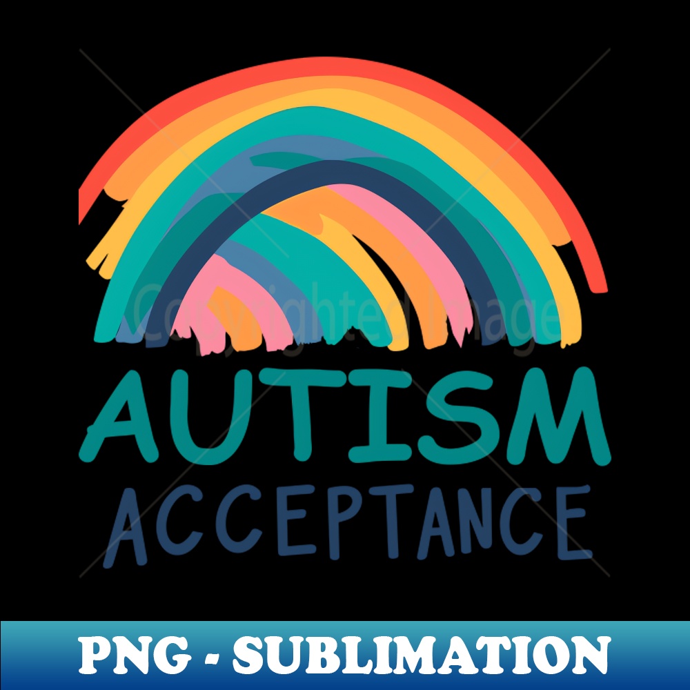 Autism Acceptance - PNG Transparent Sublimation Design - Unl | Inspire ...