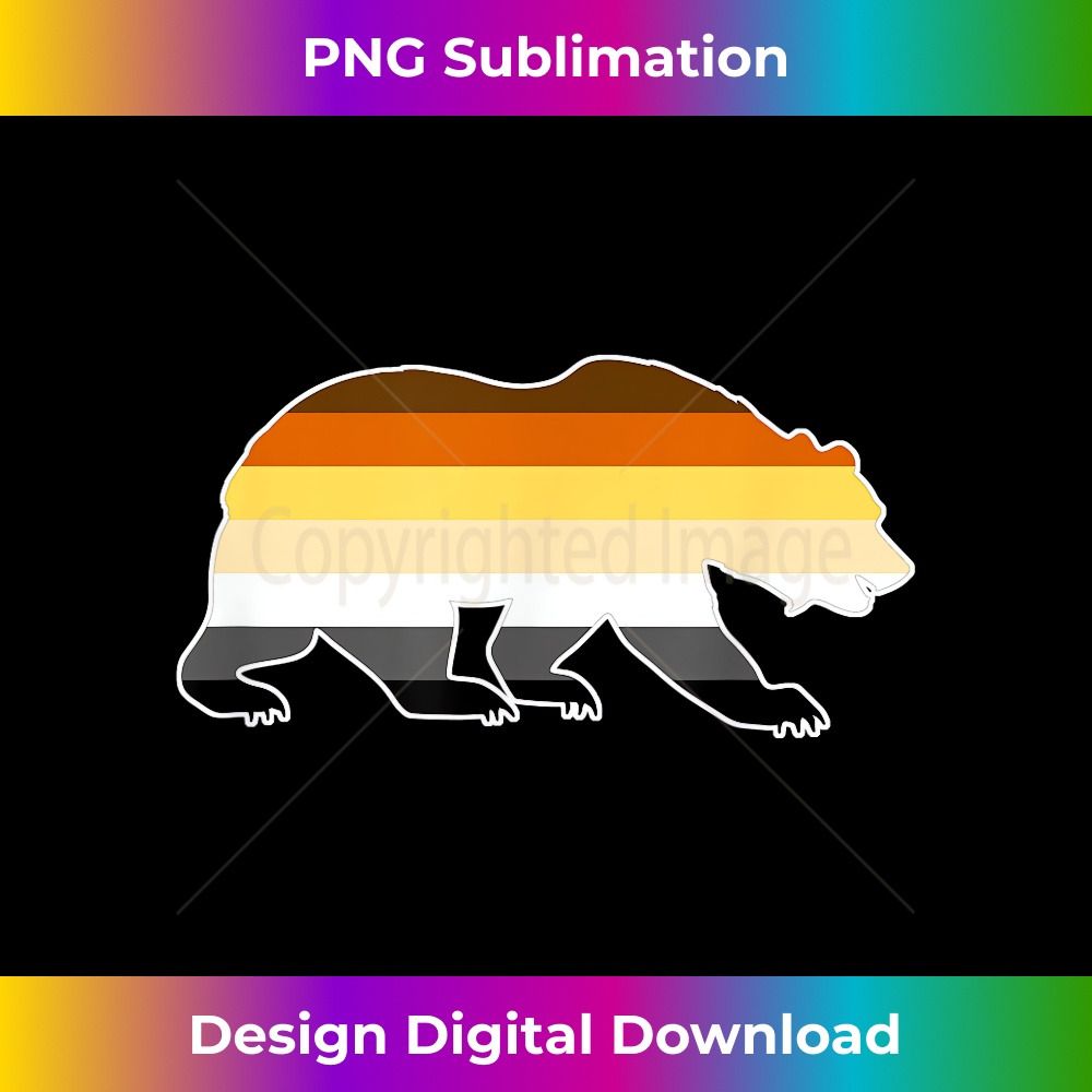 Gay Bear Logo Pride Flag - Crafted Sublimation Digital Downl | Inspire ...