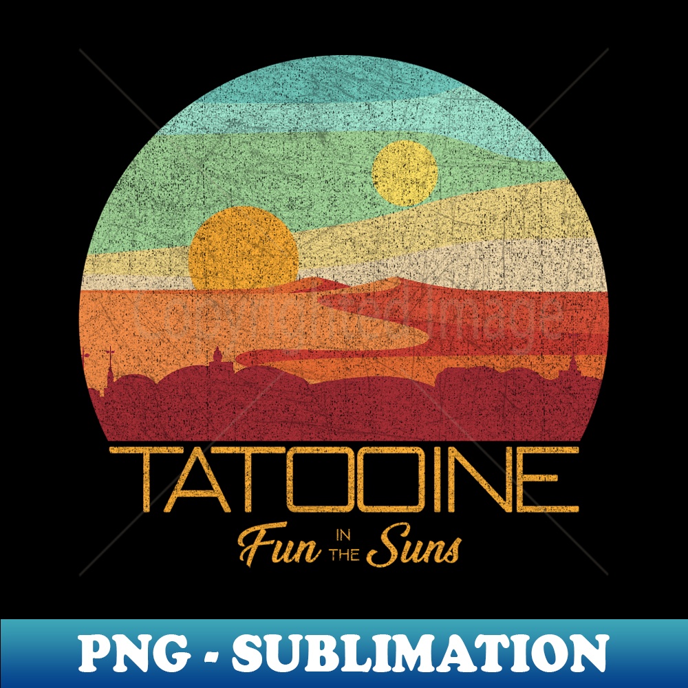 Star Wars Tatooine Postcard - Digital Sublimation Download F | Inspire ...