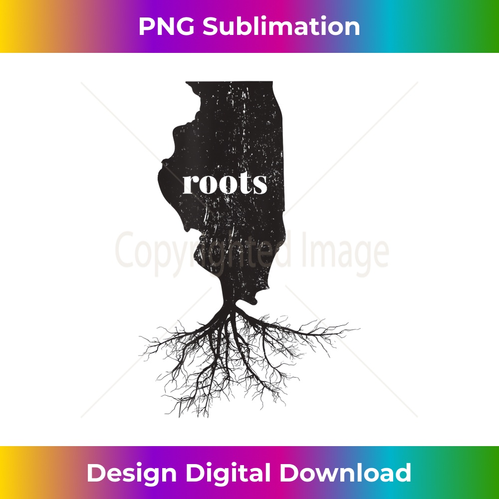 Illinois Roots State Map Shirt Home Grown Love Pride Gift T | Inspire ...