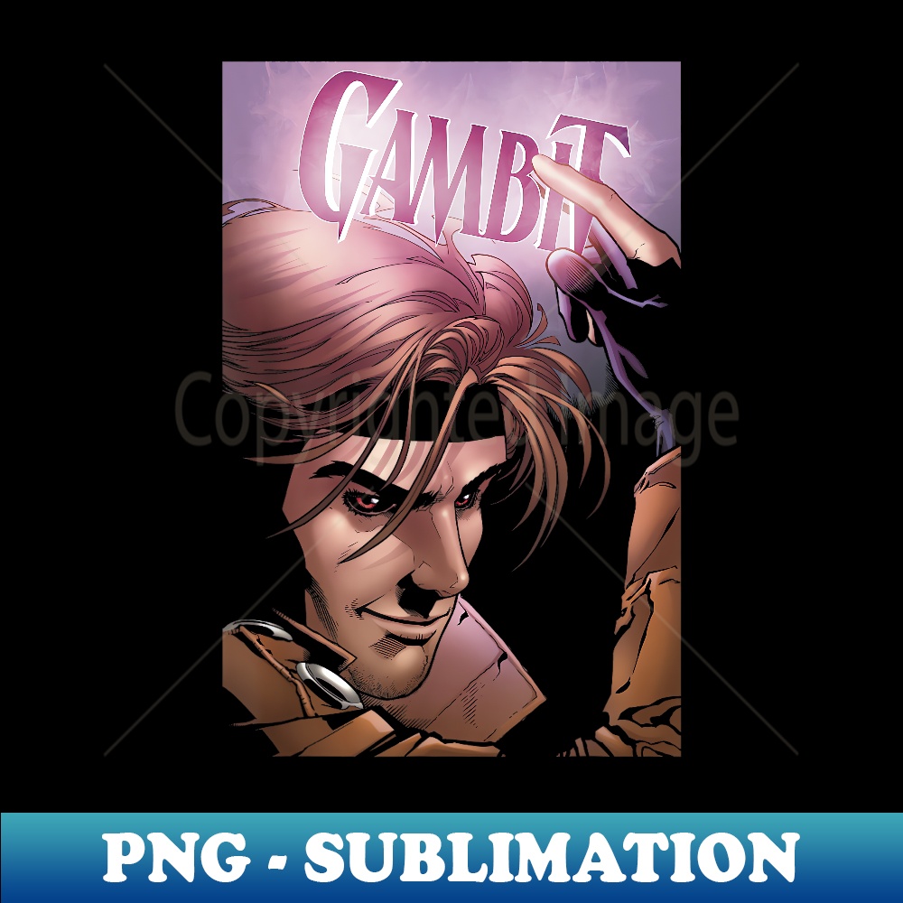 Marvel X-Men Gambit Pink Contrast Graphic - Exclusive PNG Su | Inspire ...