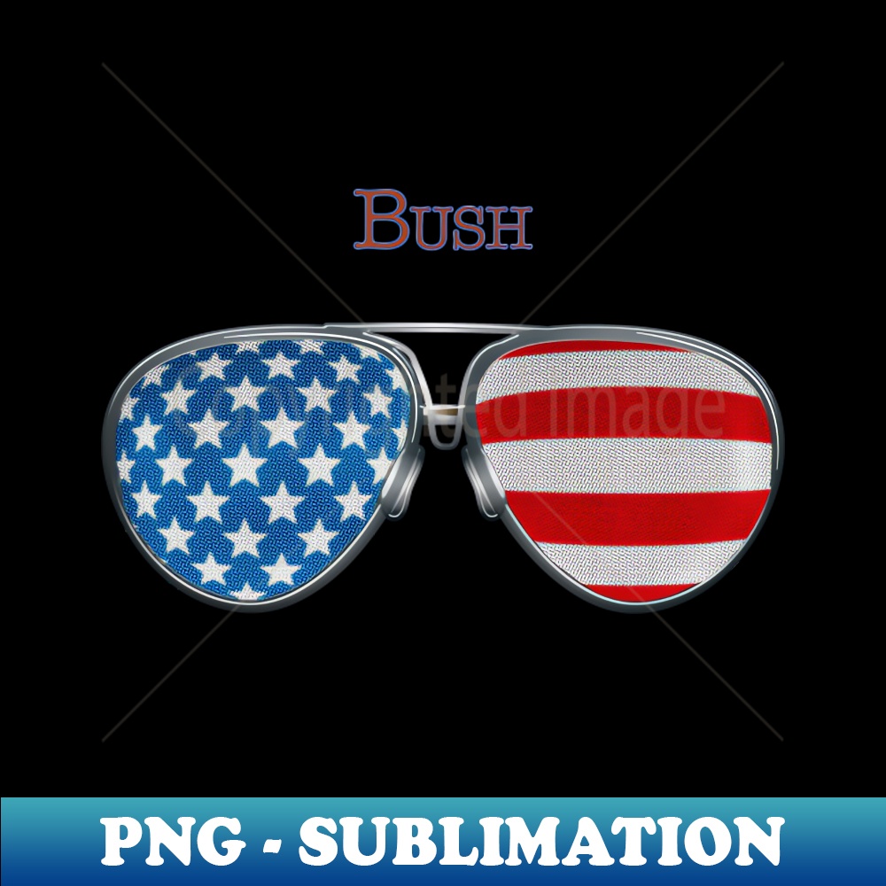 USA GLASSES GEORGE BUSH - PNG Transparent Sublimation File - | Inspire ...