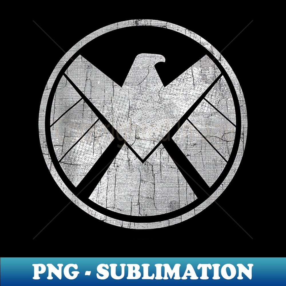 Marvel SHIELD Distressed Logo Stamp - Premium PNG Sublimatio | Inspire ...