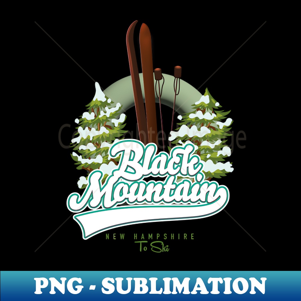 Black Mountain New Hampshire Ski logo - Exclusive Sublimatio | Inspire Uplift