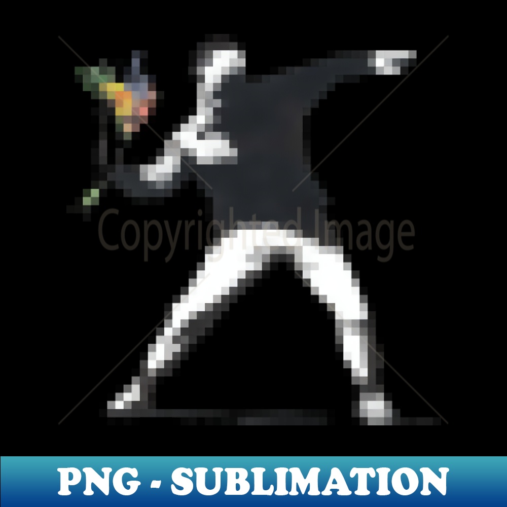 Flower thrower pixel art version - Artistic Sublimation Digi | Inspire ...