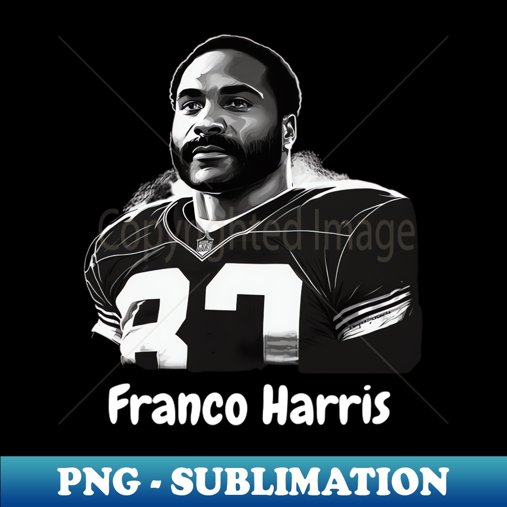 Franco Harris - Instant Sublimation Digital Download - Captu | Inspire ...