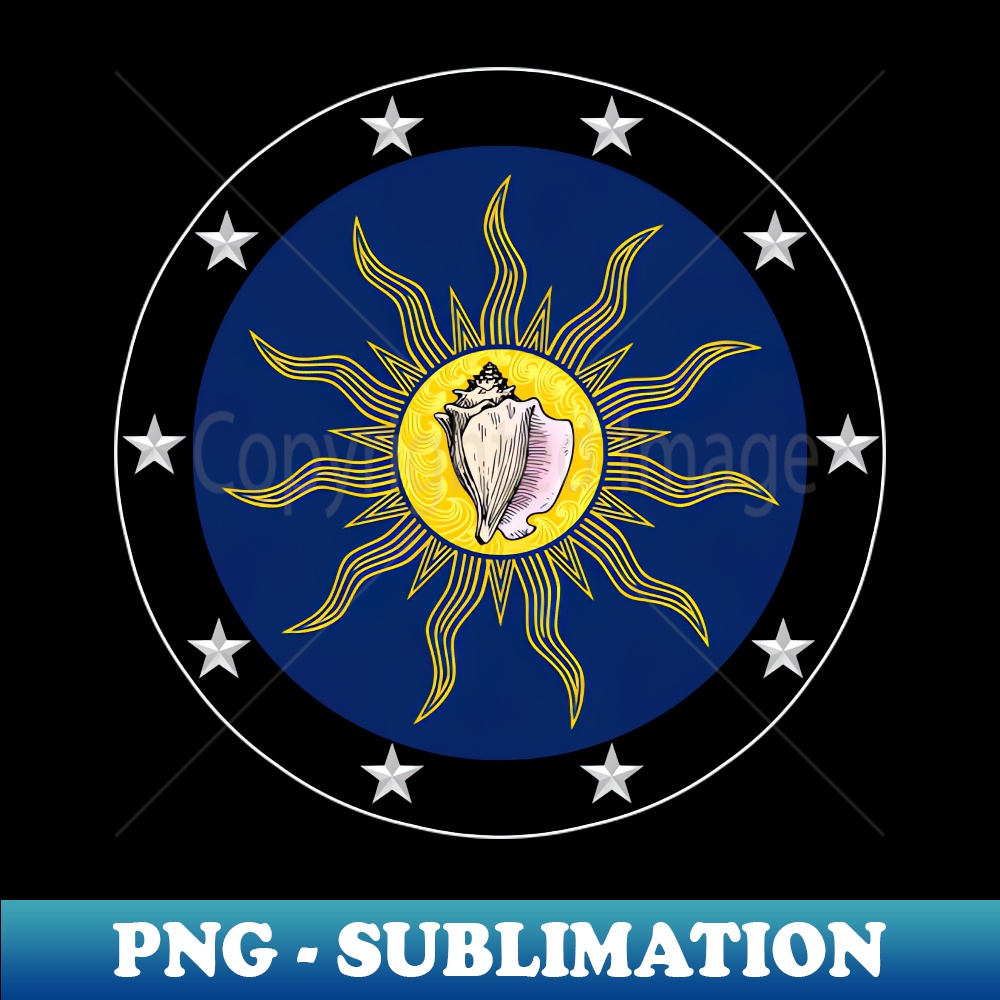 Key west Flag Symbol - Conch Republic Roundel Logo 1828 Clea | Inspire ...