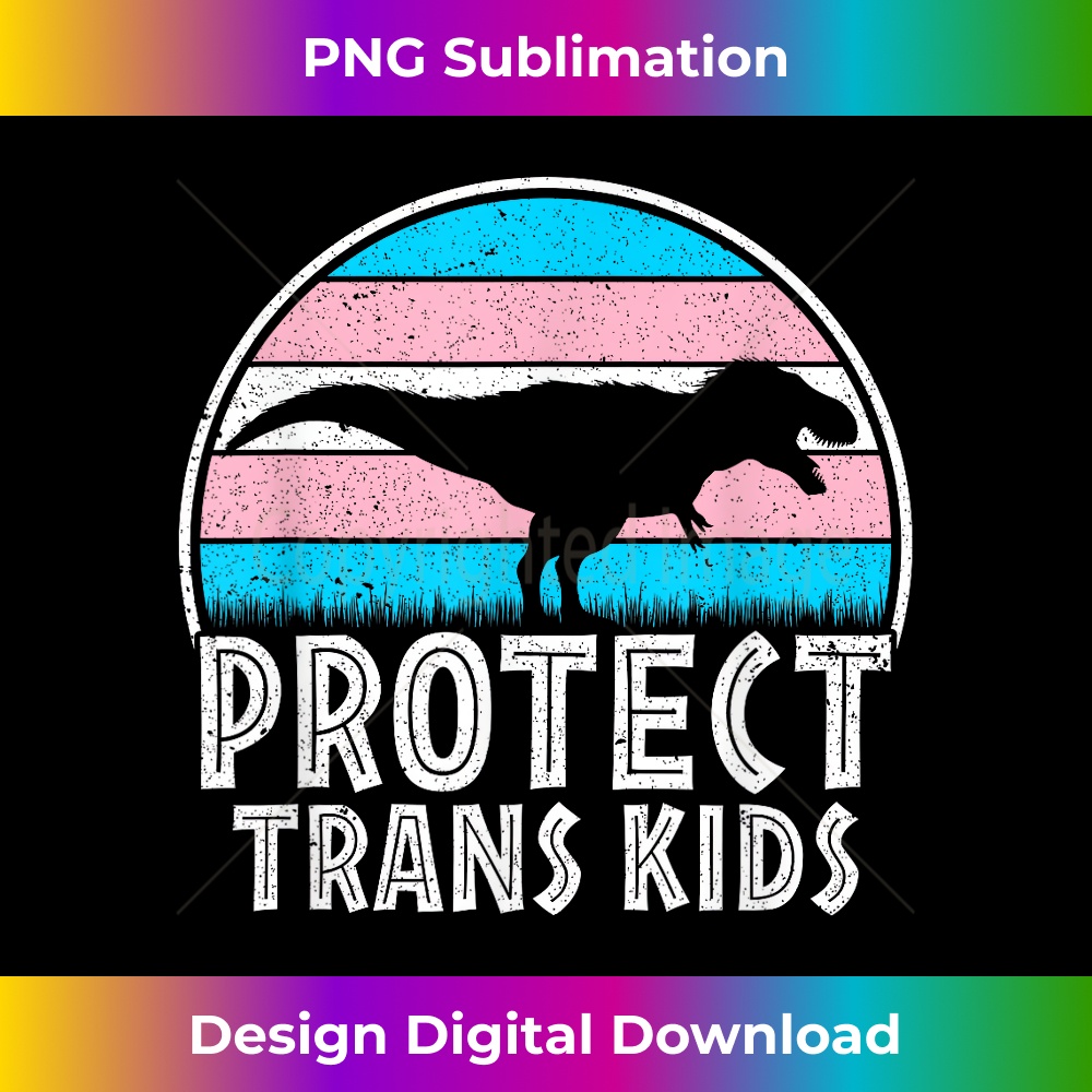 Protect Trans Kids - LGBT Pride T-Rex Dinosaur Trans Fla - C | Inspire ...