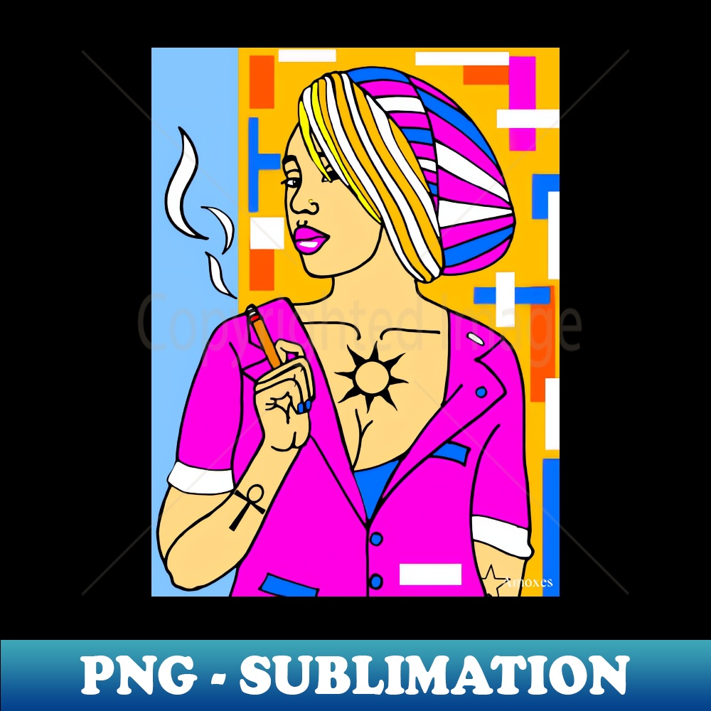 Blondie and her cigar - Instant Sublimation Digital Download - Inspire ...