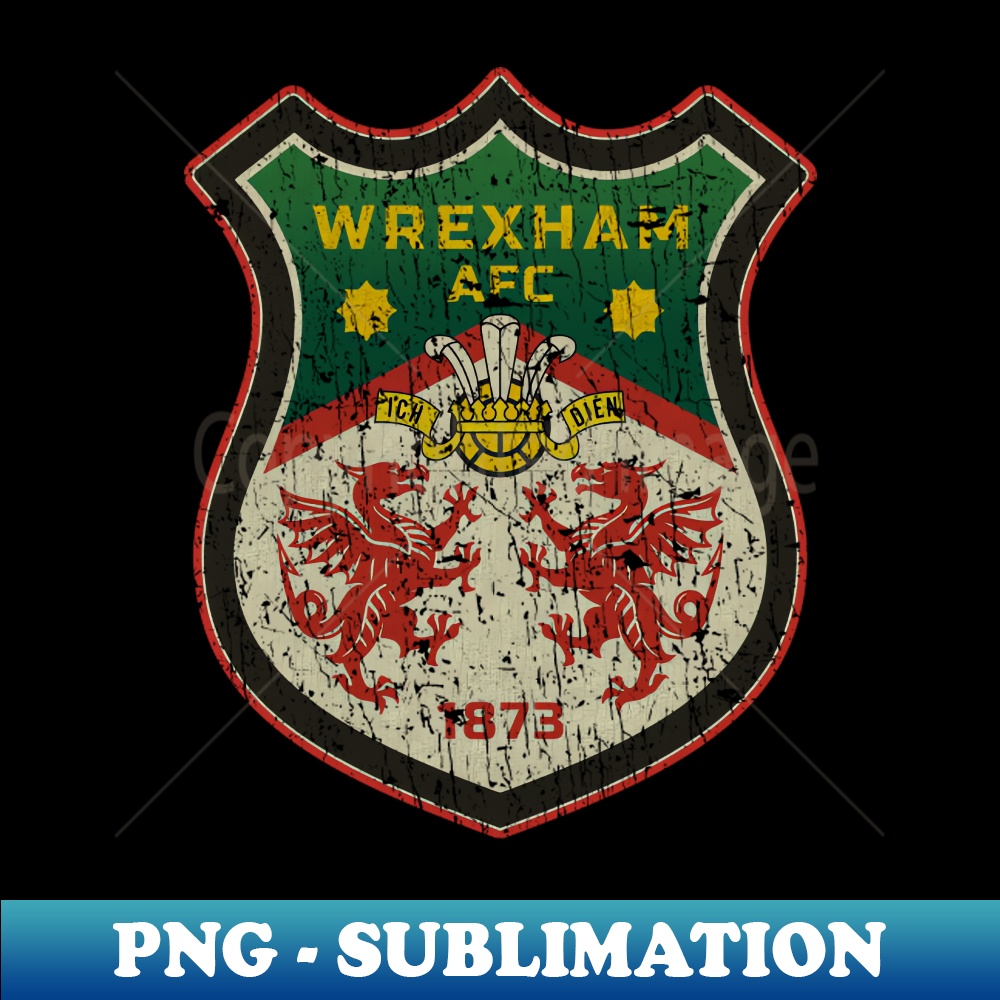 Wrexham AFC 70S - VINTAGE RETRO STYLE - PNG Transparent Subl | Inspire ...