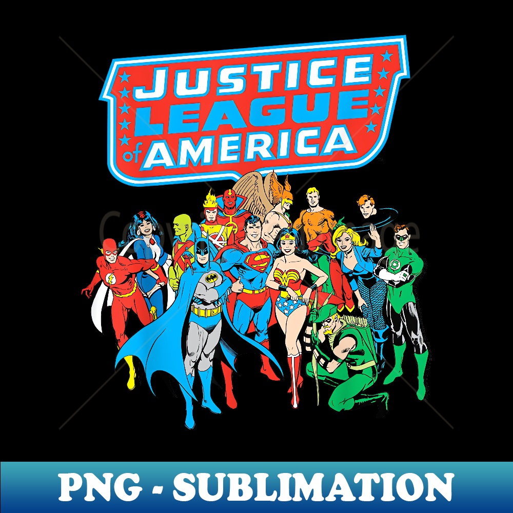 DC Comics Justice League Of America Group Shot - Artistic Su | Inspire ...