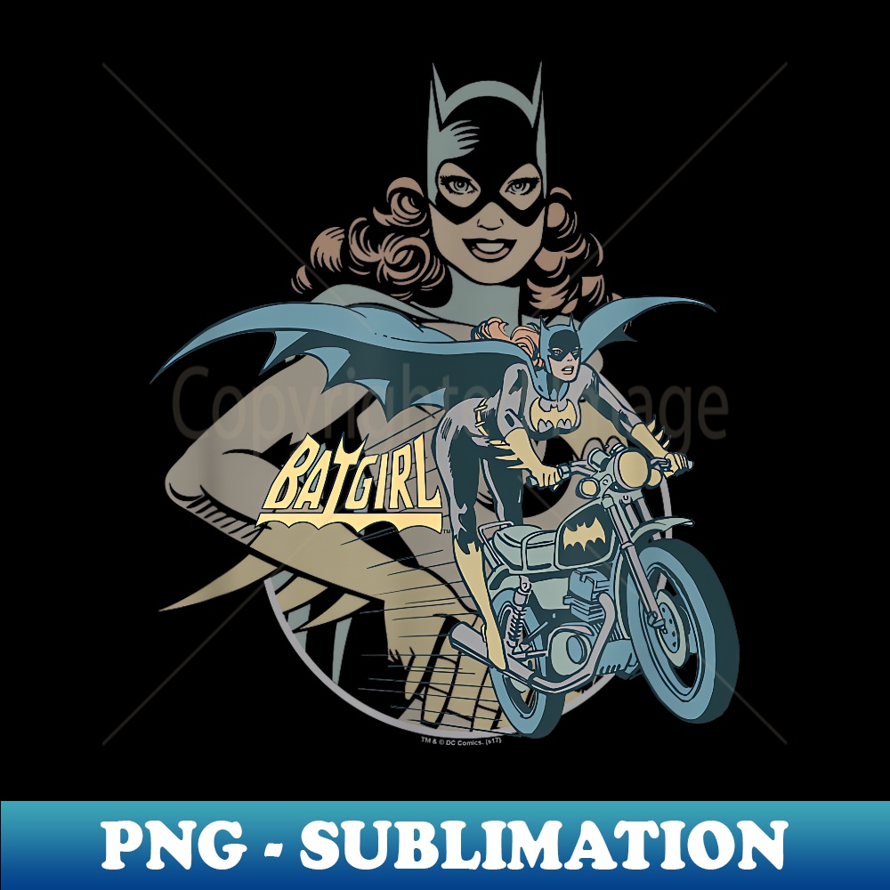 Batgirl Biker - Sublimation-Ready PNG File - Perfect for Cre | Inspire ...