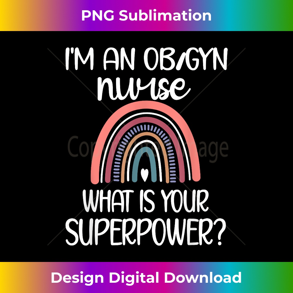 OBGYN Nurse Rainbow Obstetrics And Gynecology Nurse - Edgy S | Inspire ...