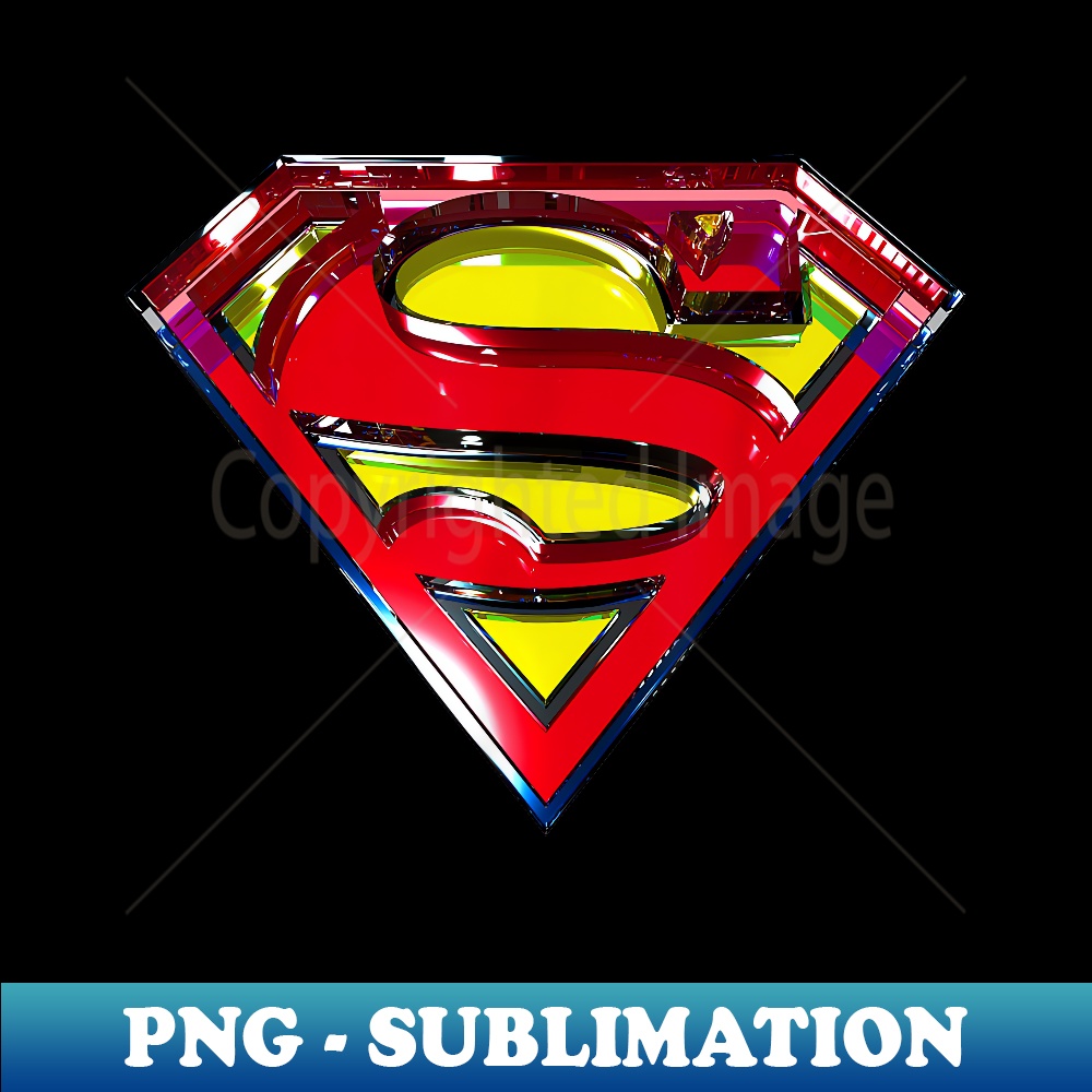 DC Superman Logo Glass - Sublimation-Ready PNG File - Bring | Inspire ...