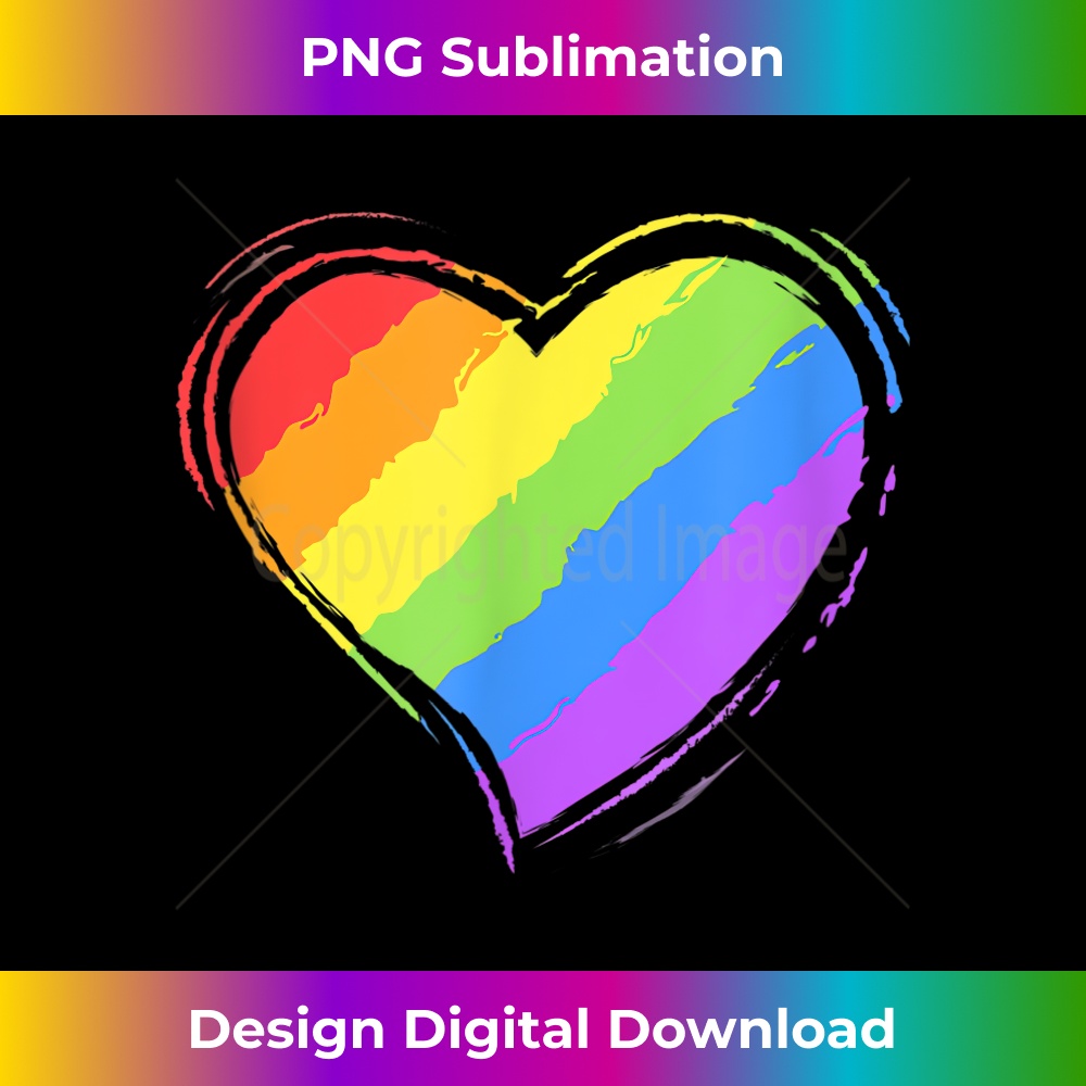 Rainbow Heart - Sleek Sublimation PNG Download - Spark Your | Inspire ...