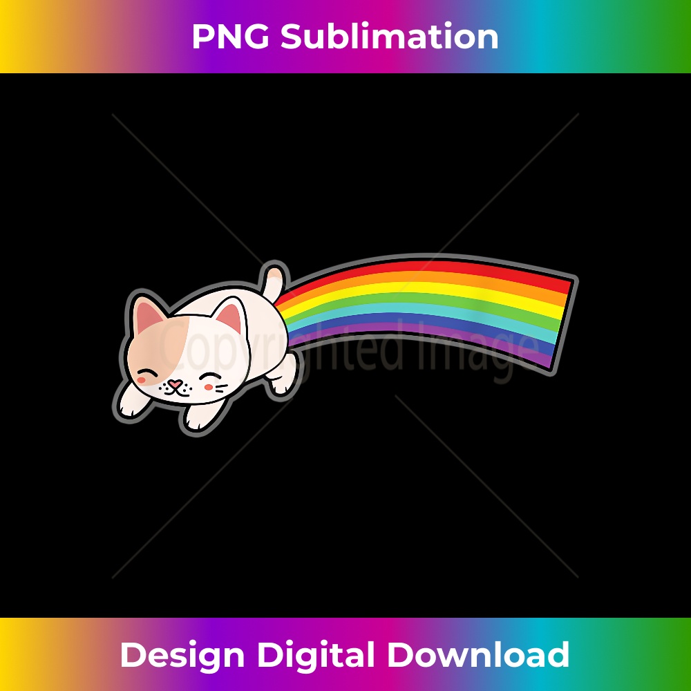 Farting Rainbow Kitty Cat - Innovative PNG Sublimation Desig - Inspire ...