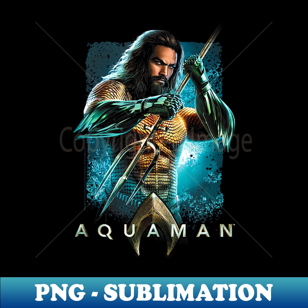 Aquaman Movie Trident - High-Quality PNG Sublimation Downloa | Inspire ...