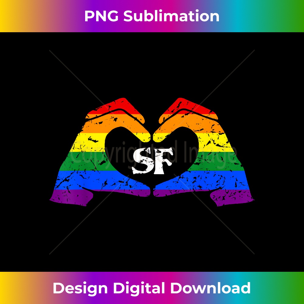 Gay Pride SF Rainbow Hands Heart San Francisco Pride - Arti | Inspire ...