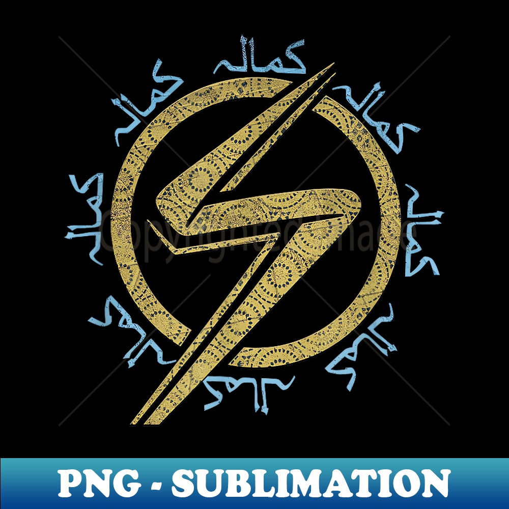Marvel Ms. Marvel Lightning Bolt Kamala Logo - PNG Transpare | Inspire ...