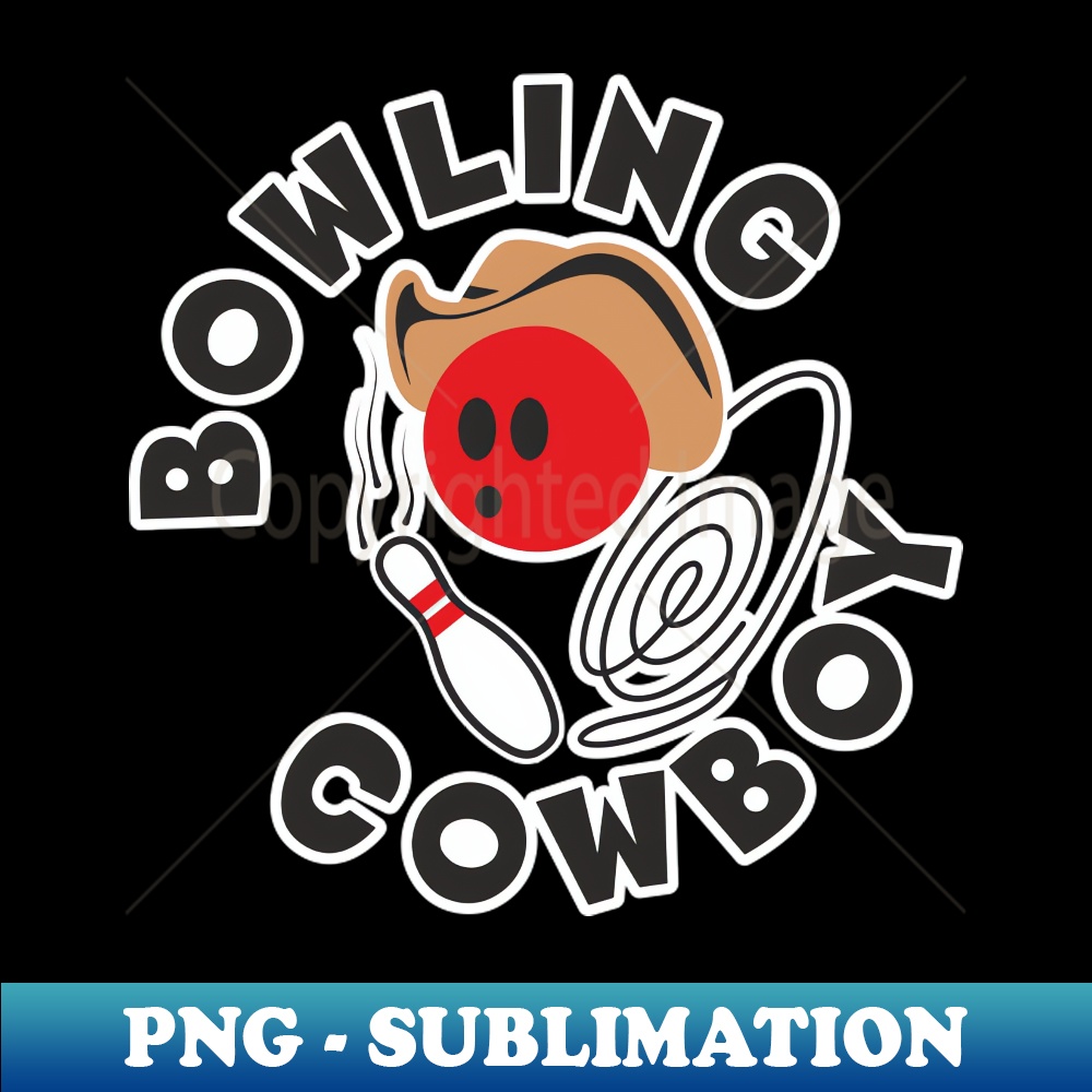 Bowling cowboy - PNG Transparent Sublimation Design - Captur | Inspire ...
