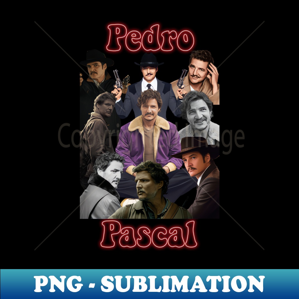 Pedro Pascal T-shirt - Premium PNG Sublimation File - Boost | Inspire ...