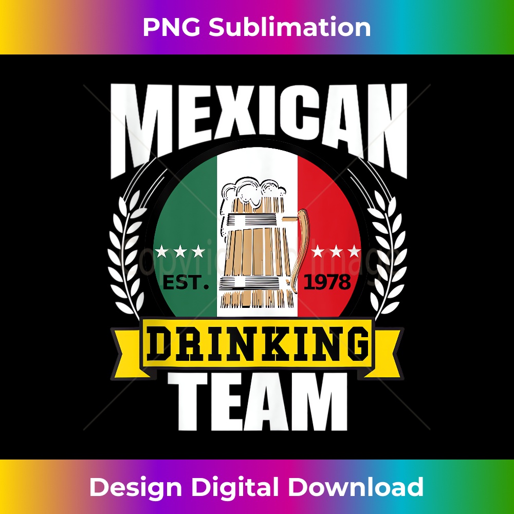 Mexican Drinking Team Funny Mexico Flag Beer Party Gift Idea | Inspire ...