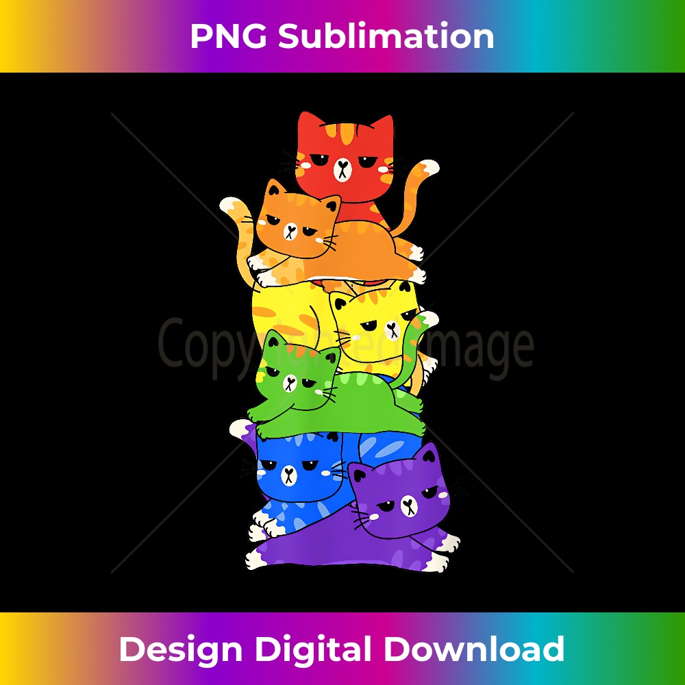 Rainbow Cats, Pride Month lgbt lgbtq - Minimalist Sublimatio - Inspire ...