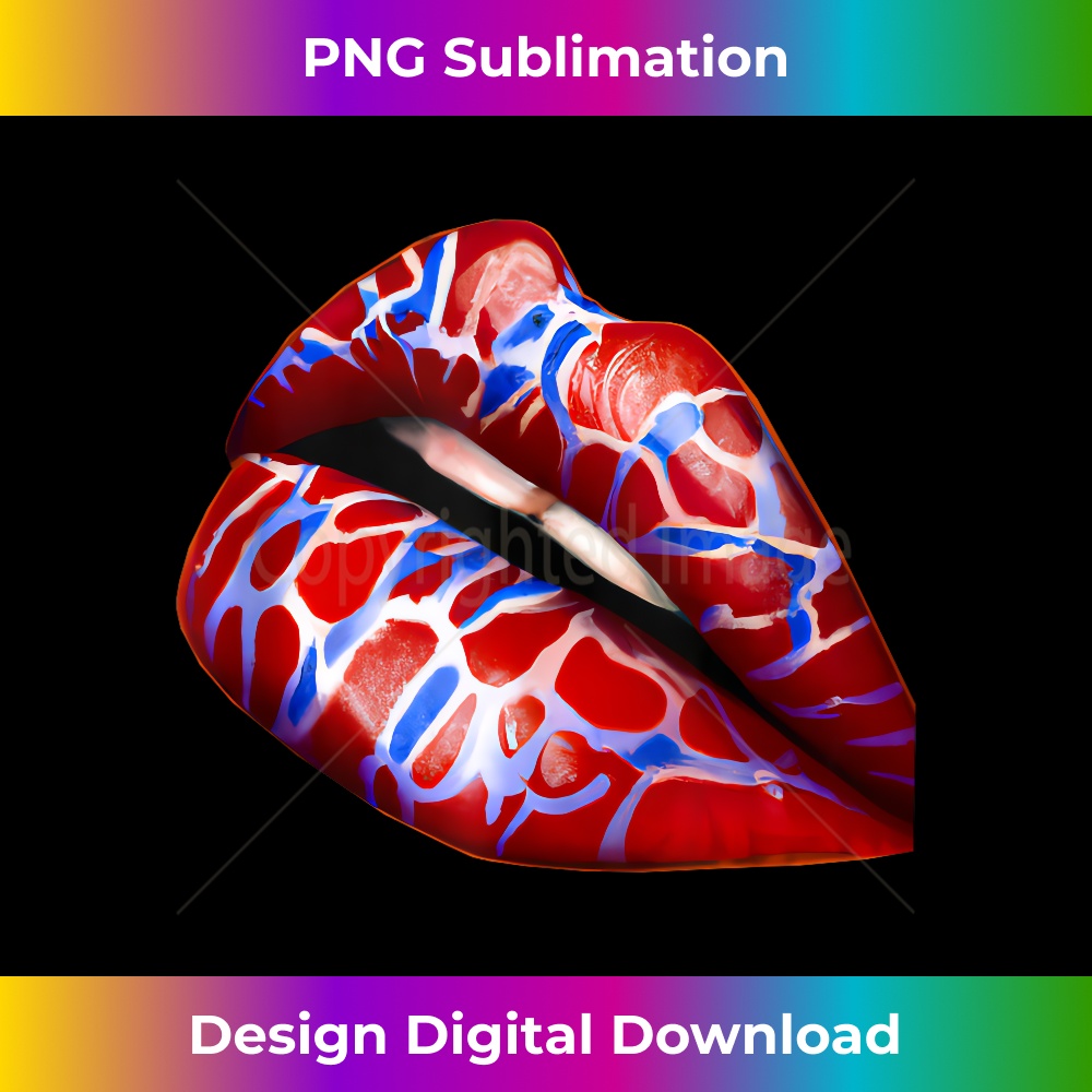 Rainbow Lips Fashion Lip Art Design Print Colorful Tank Top | Inspire ...