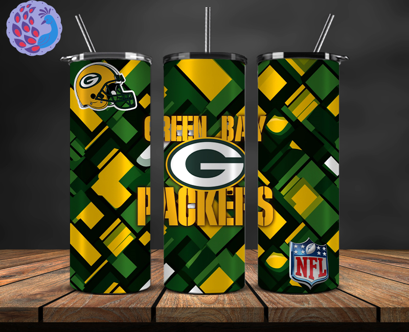 Green Bay Packers Tumbler, Packers Logo Tumbler,NFL Logo,Nfl | Inspire ...
