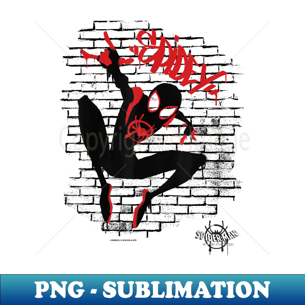Marvel Spider-Man Spiderverse Graffiti - High-Quality PNG Su - Inspire ...